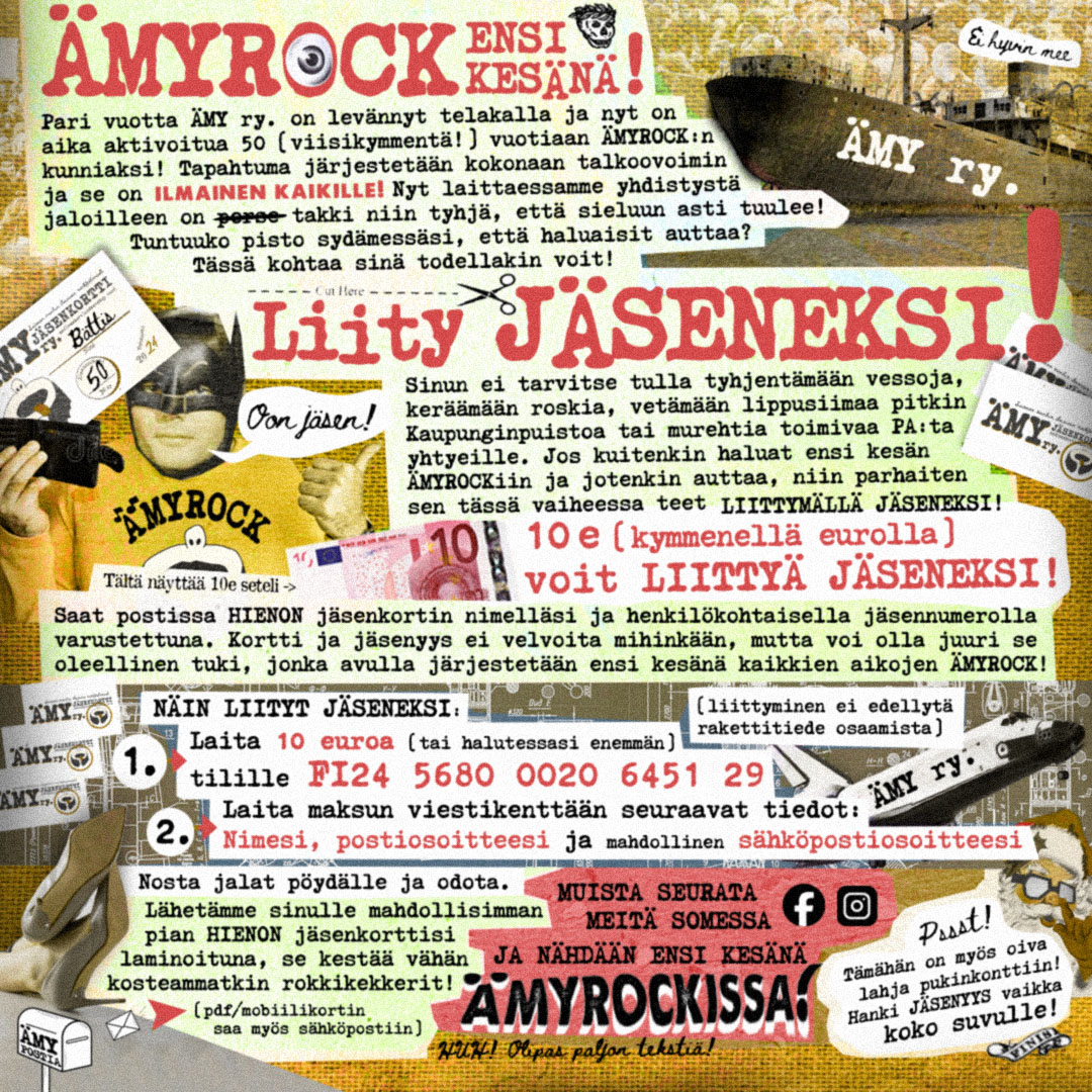 ÄMYROCK – Suomen vanhin ilmaisfestivaali